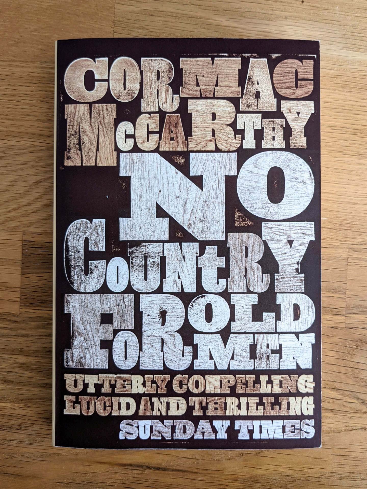 ‘No Country for Old Men’ book review (novel) | filben's blog